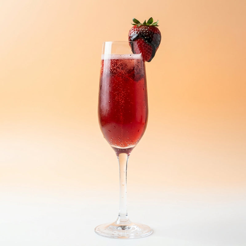 Strawberry Fizz Royale | Curiada